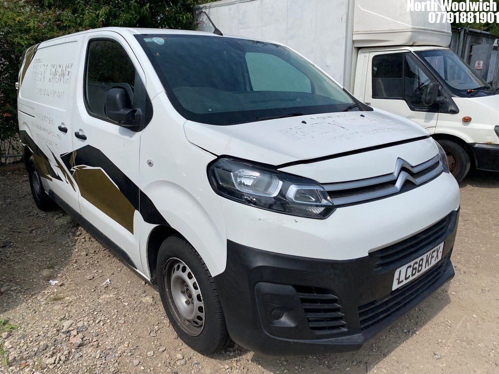 John Pye Vehicle Auctions - Location: North Woolwich - 2018 CITROEN DISPATCH 1000 ENTERPRISE ...