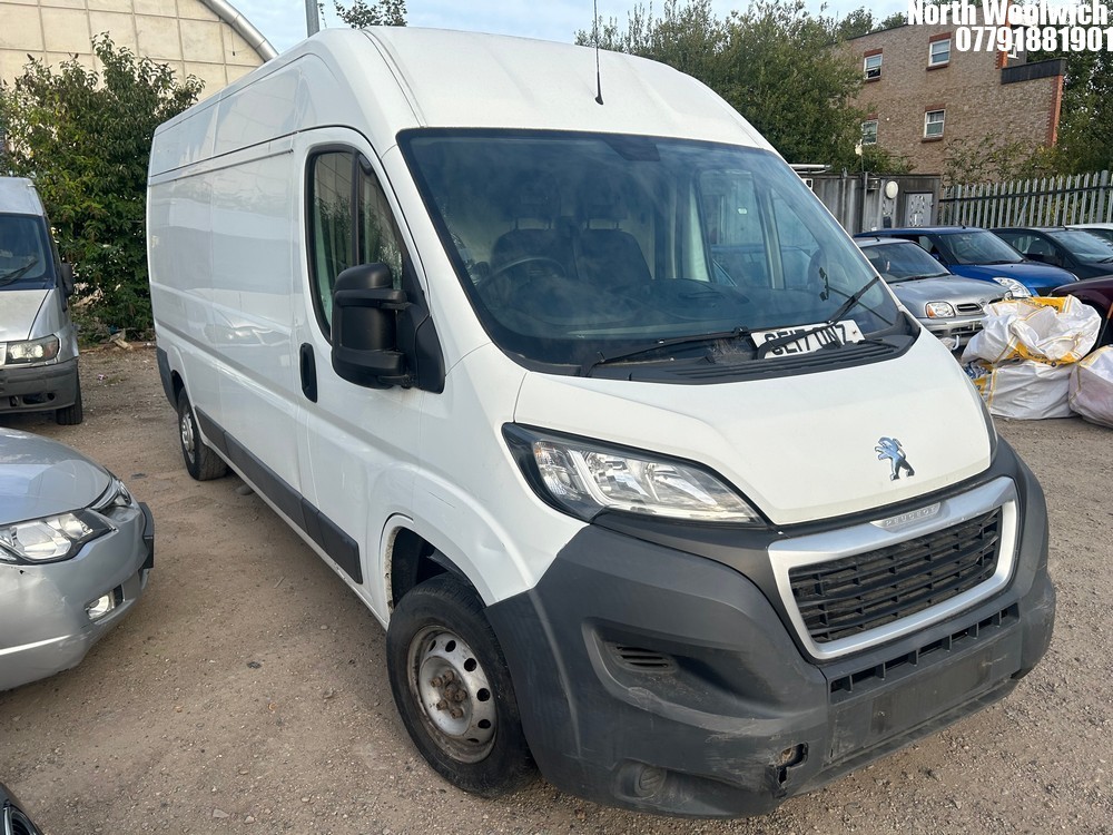 John Pye Vehicle Auctions - Location: North Woolwich - 2017 PEUGEOT BOXER 335 PRO L3H2 BLUE H ...